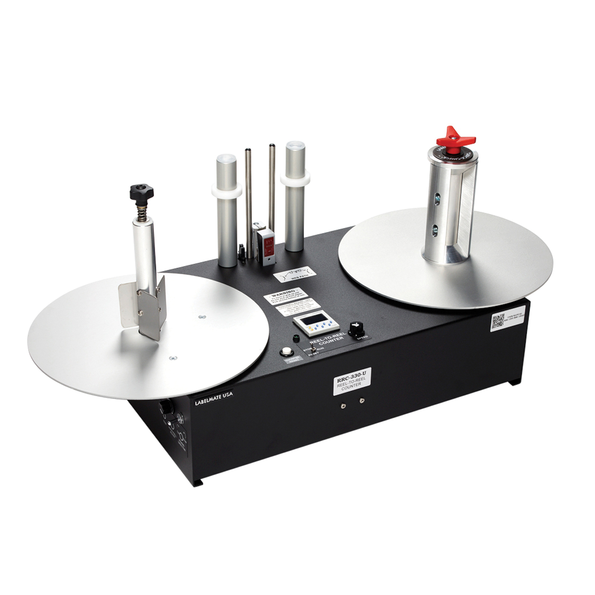 Ultrasonic Reel-to-Reel Counter, 3” to 3”, Transparent & Opaque Labels.