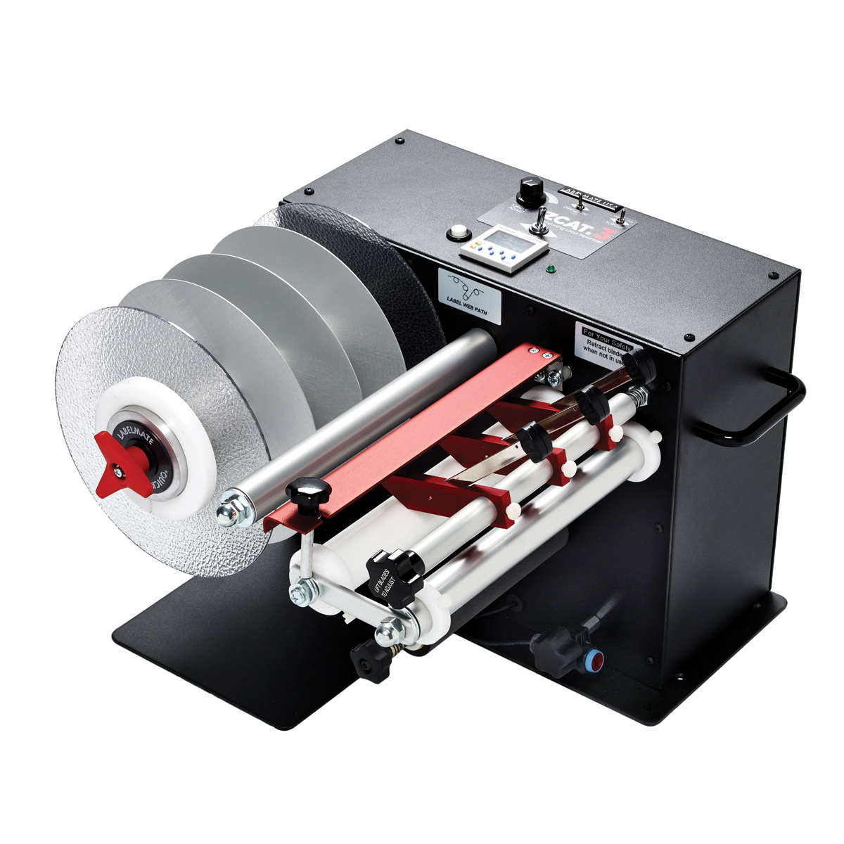 All-in-one Label Slitter/Rewinder, 3 blades, for media up to 10" wide ...