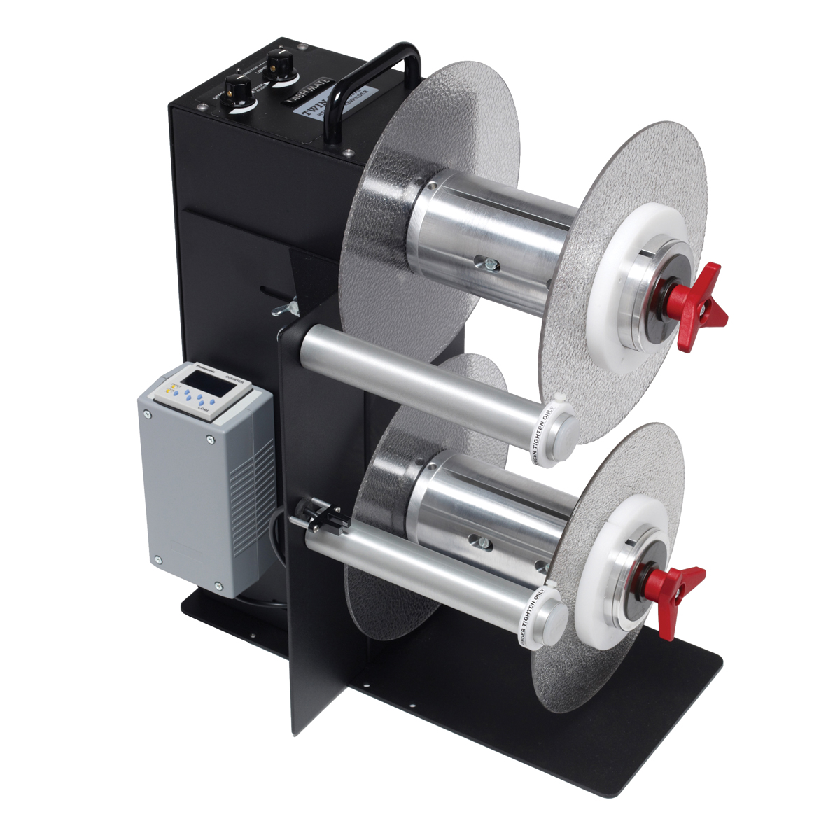 Vertical Rewind Station with independent, bi-directional rewind/unwind ...