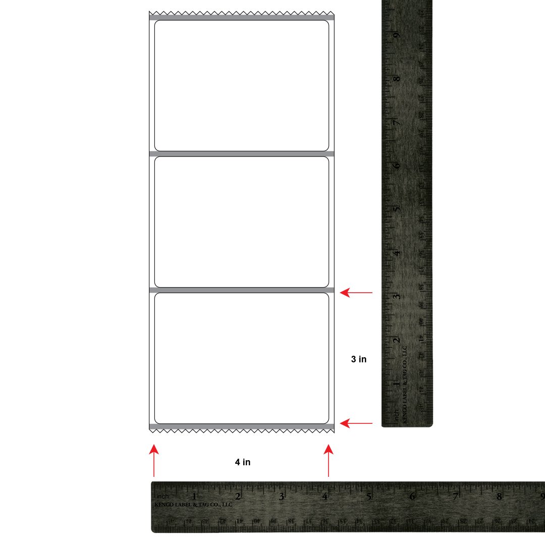 4" x 3" Mobile Printer Labels