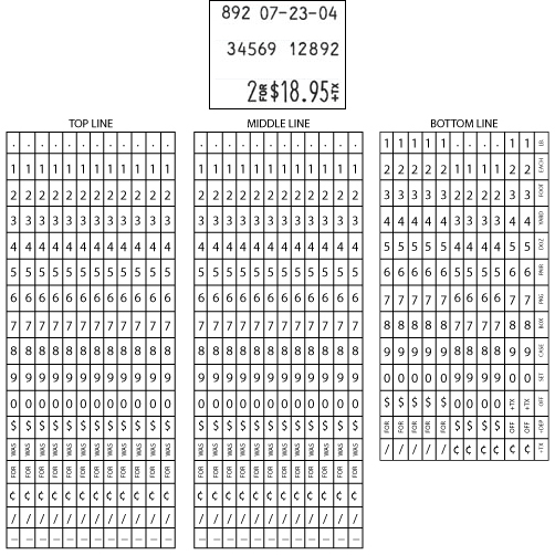 Monarch 1153-03 Label Price Gun
