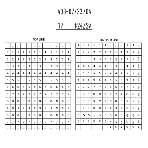 Monarch 1155-01 Label Price Gun