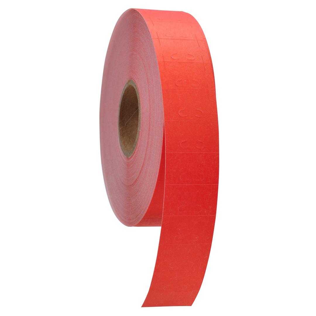 Warm Red Pricing Labels to fit Monarch 1131 Pricers
