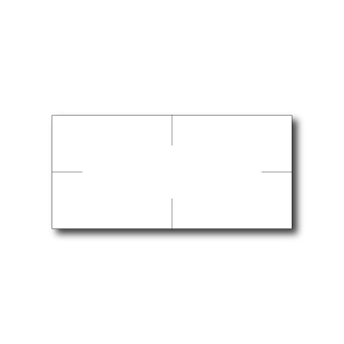 White General Purpose Tamper Proof Labels to fit Primark P-12 Pricers