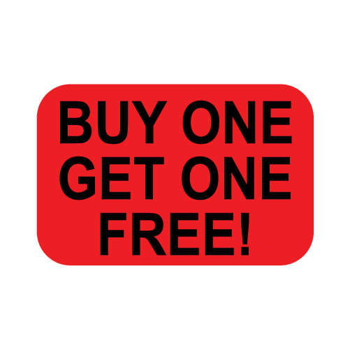 BUY ONE GET ONE FREE! Labels
