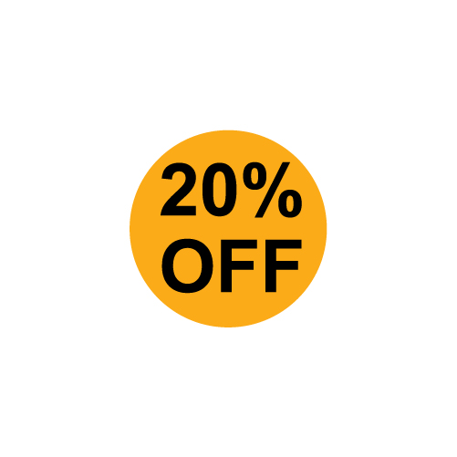 20% OFF Labels