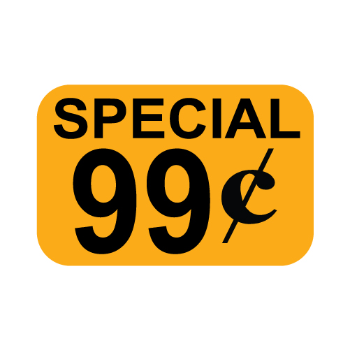 SPECIAL 99¢ Labels