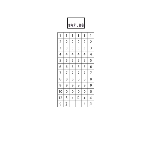 Primark P14 Label Price Gun