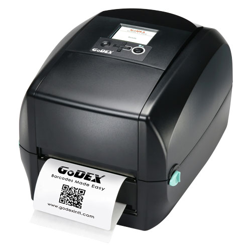 GoDEX RT730iW 300-DPI 4" Desktop Thermal Transfer Printer with Color ...