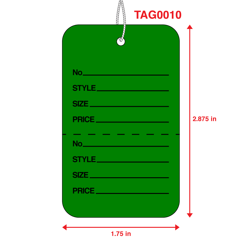 Stock Tags | Kenco Label & Tag