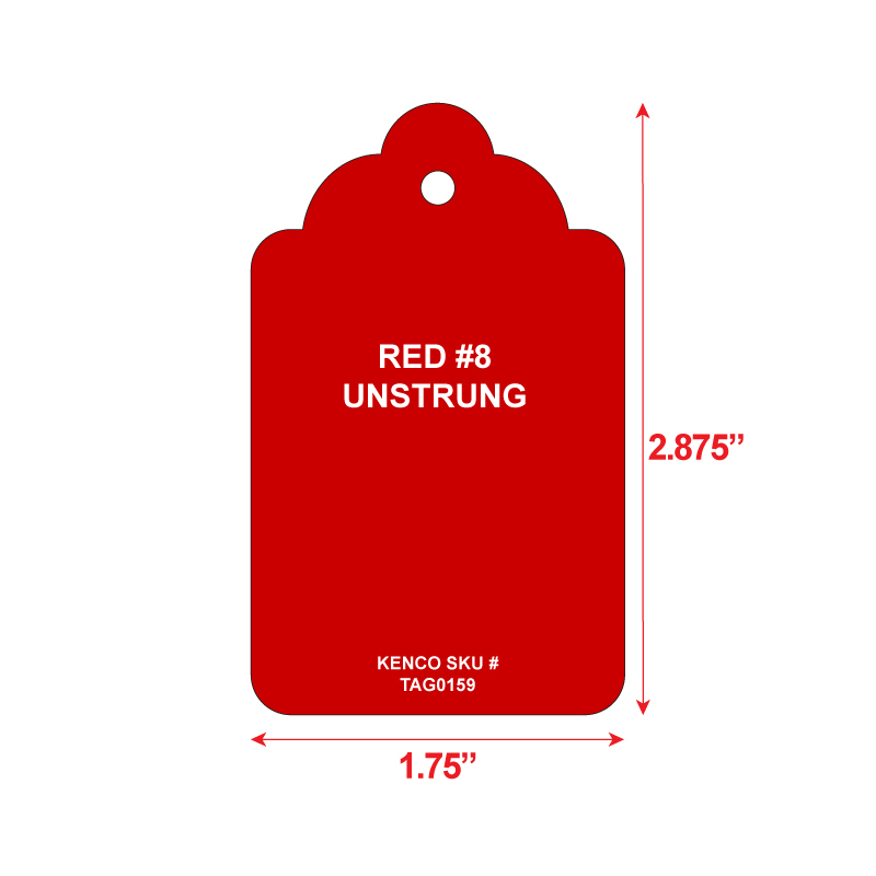 Colored Merchandise Tags (Unstrung) | Kenco Label & Tag