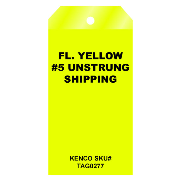 Colored Shipping Tags (Unstrung) | Kenco Label & Tag