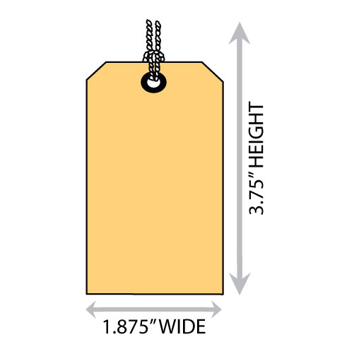 Manila Shipping Tags (Strung) | Kenco Label & Tag