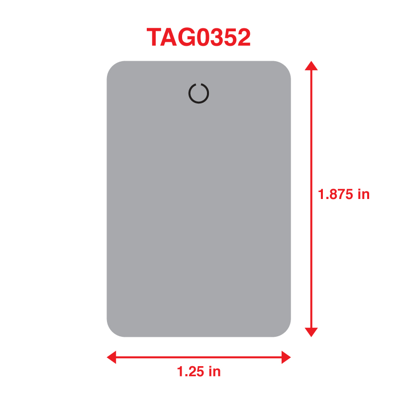 Small Blank Colored Coupon Tags (Unstrung) | Kenco Label & Tag