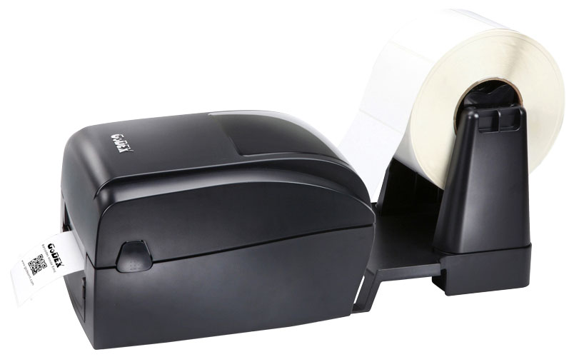 GoDEX Black External Label Unwind Stand