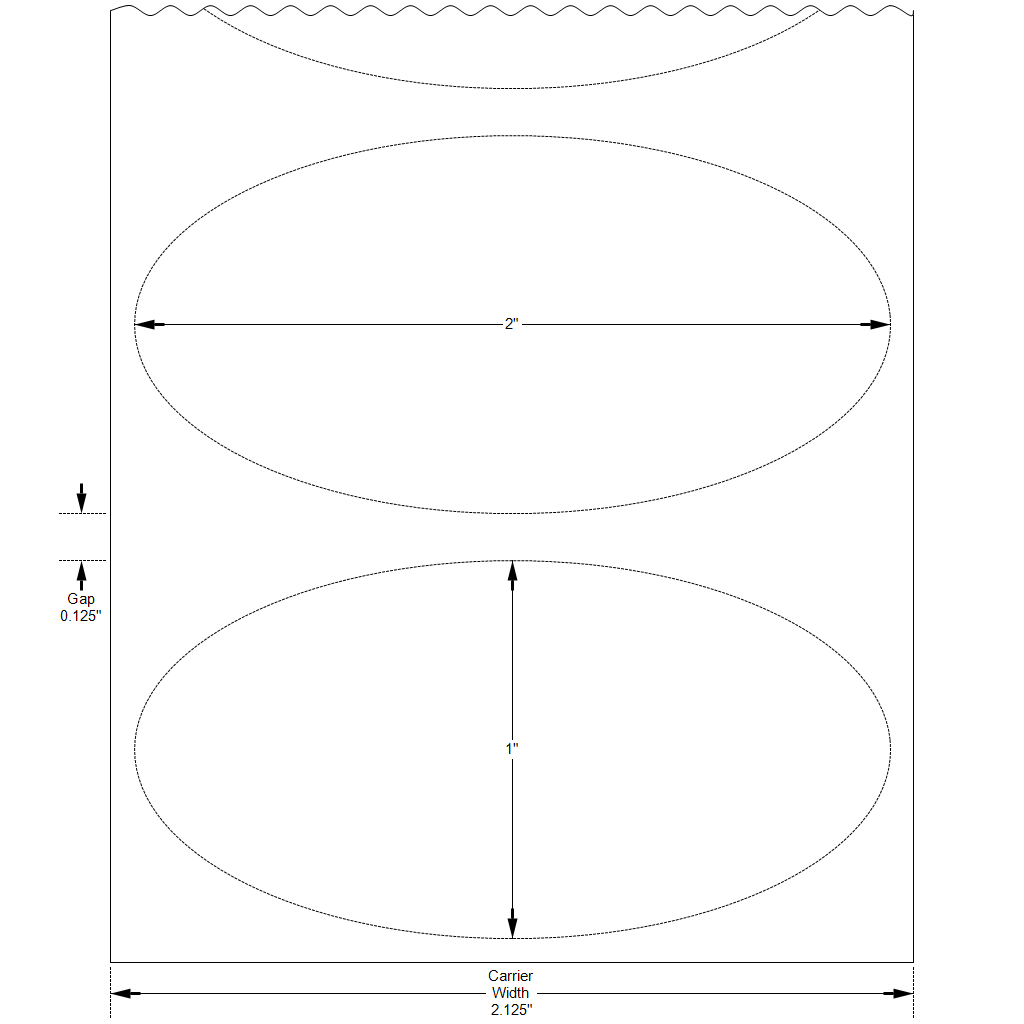 3" Core Stock Labels (Other Shapes) | Kenco Label & Tag
