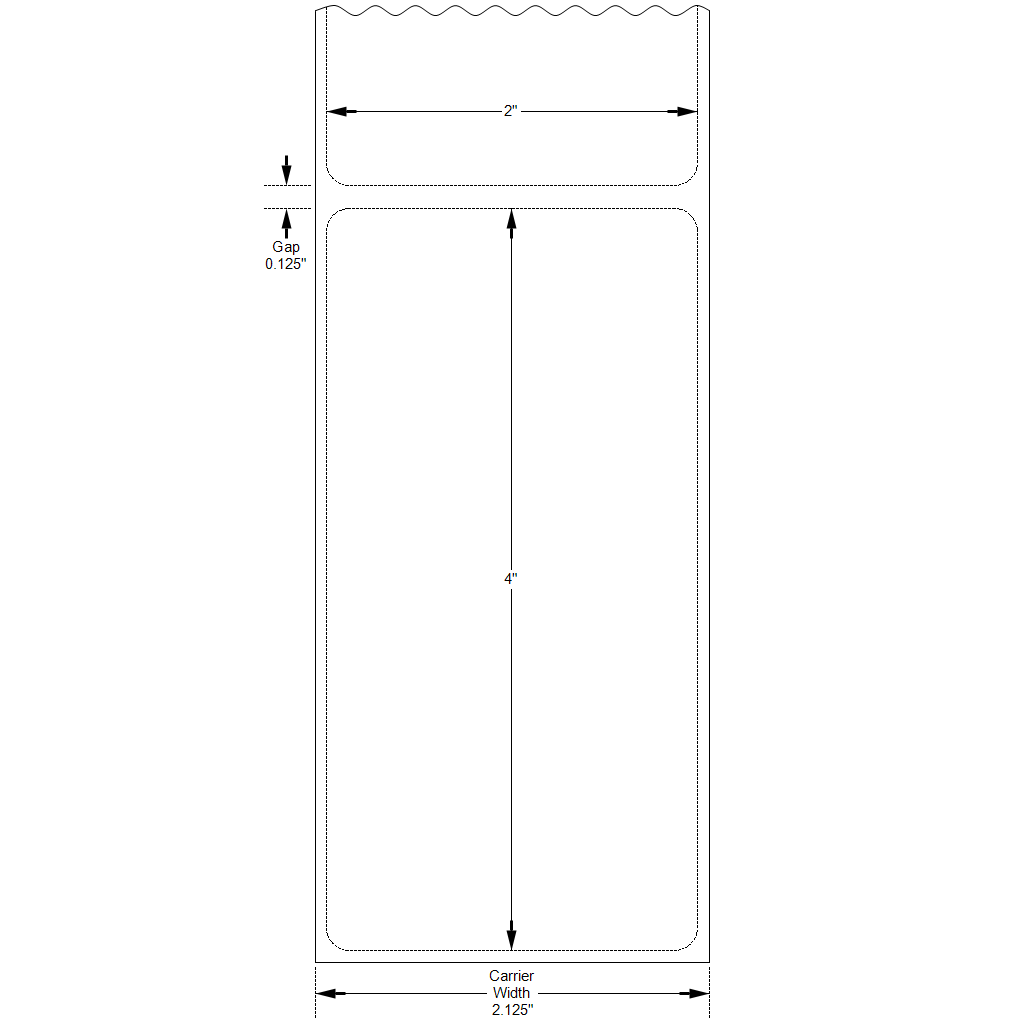 3" Core Stock Blank Labels | Kenco Label & Tag