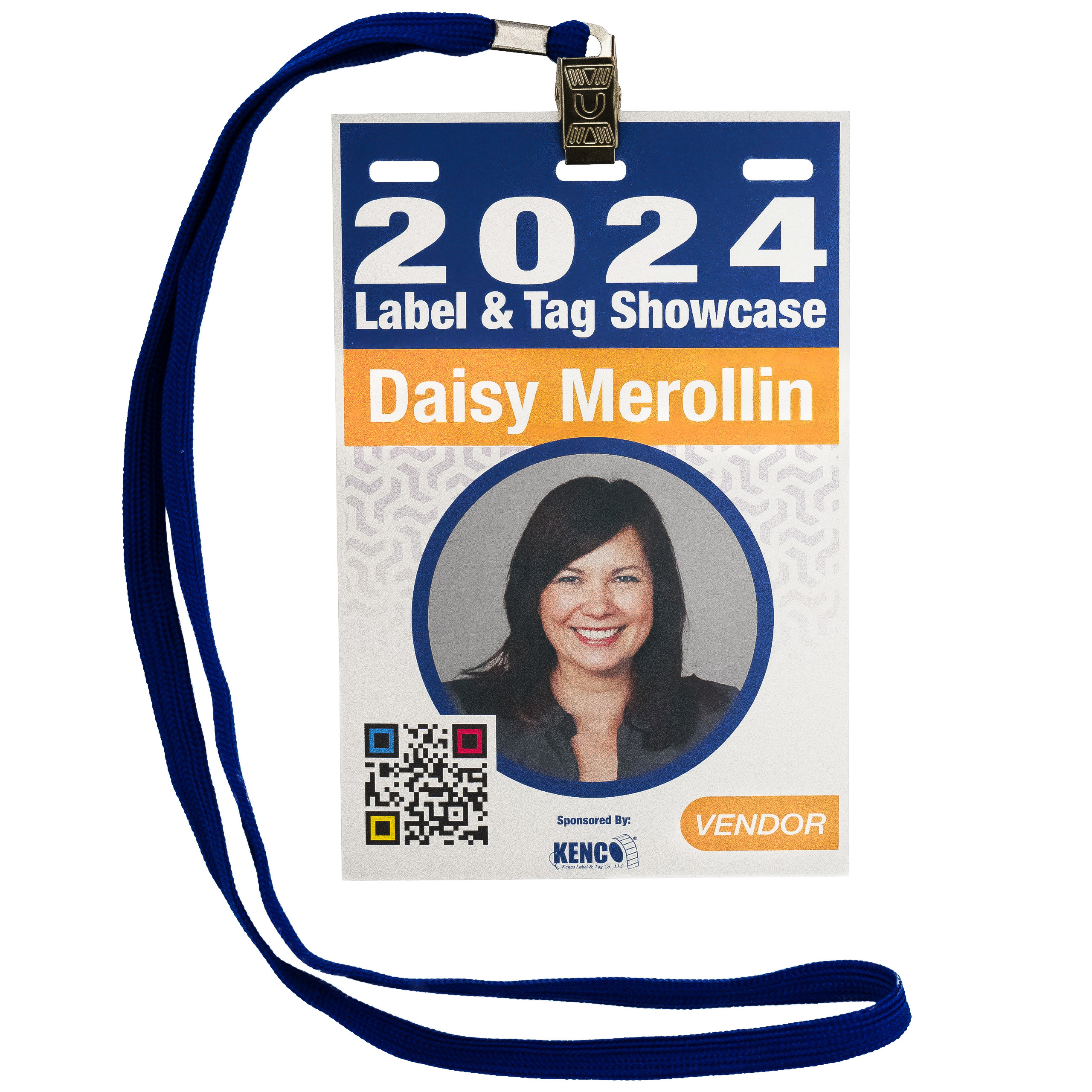 Kenco's ZionJet™ 4" x 12" Platinum Matte Inkjet Event Badges (Double ...