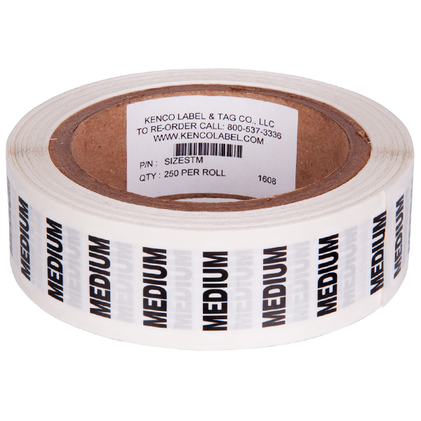 Size Strips | Kenco Label & Tag