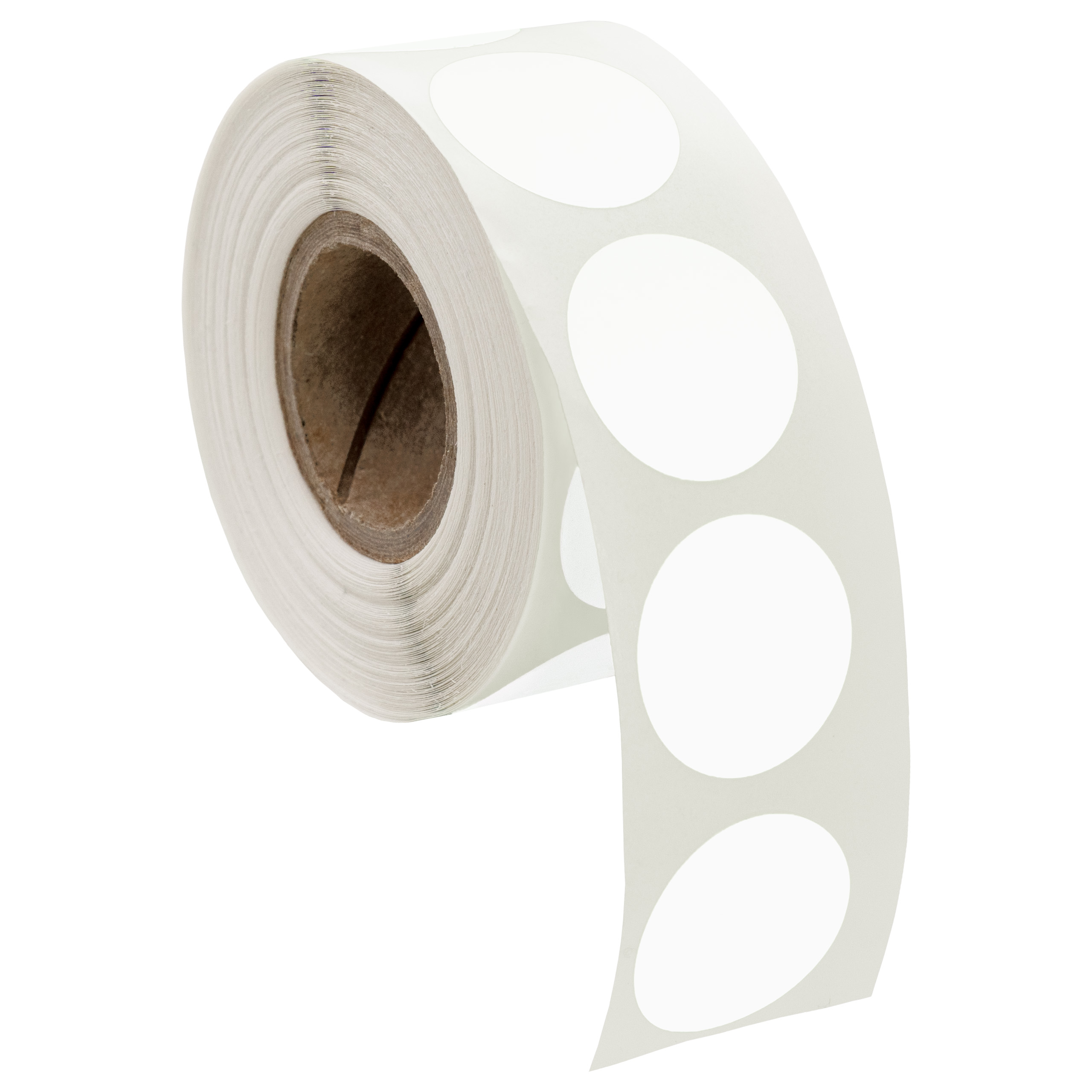 White 0.875-Inch Round Color-Coding Labels with Strong Adhesive - 2,500 ...