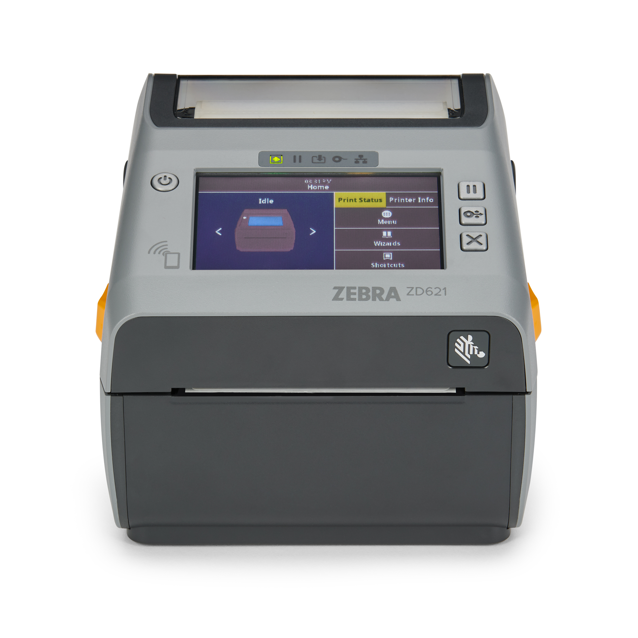 ZD6A143-D01F00EZ - Zebra® ZD621 Direct Thermal Printer, Color Touch LCD ...